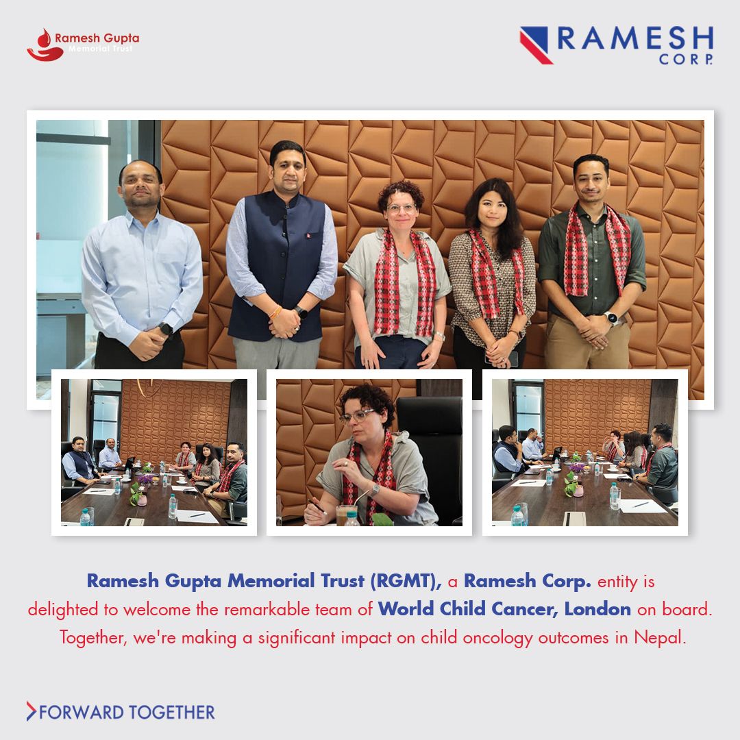 Ramesh Gupta Memorial Trust (RGMT), a Ramesh Corp. entity is delighted ...