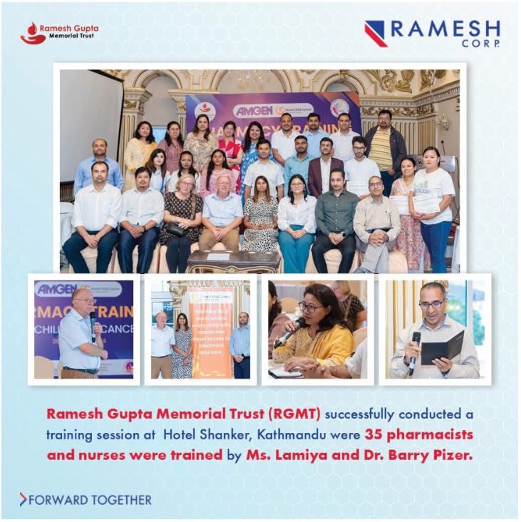 Training session at Hotel Shanker, Kathmandu where 35 pharmacists and ...